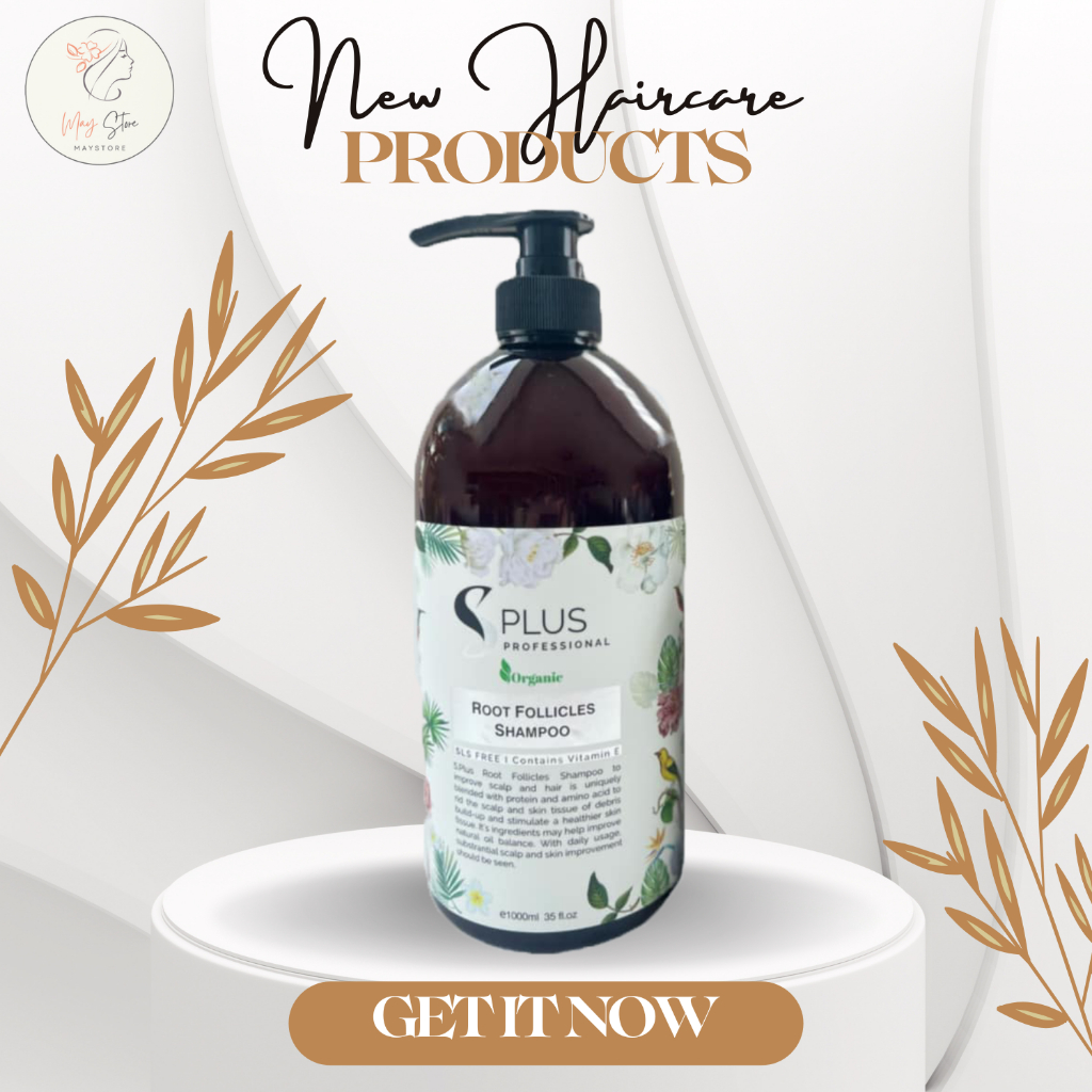 S Plus Professional Organic Root Follicles Shampoo (SLS Free Contains ...