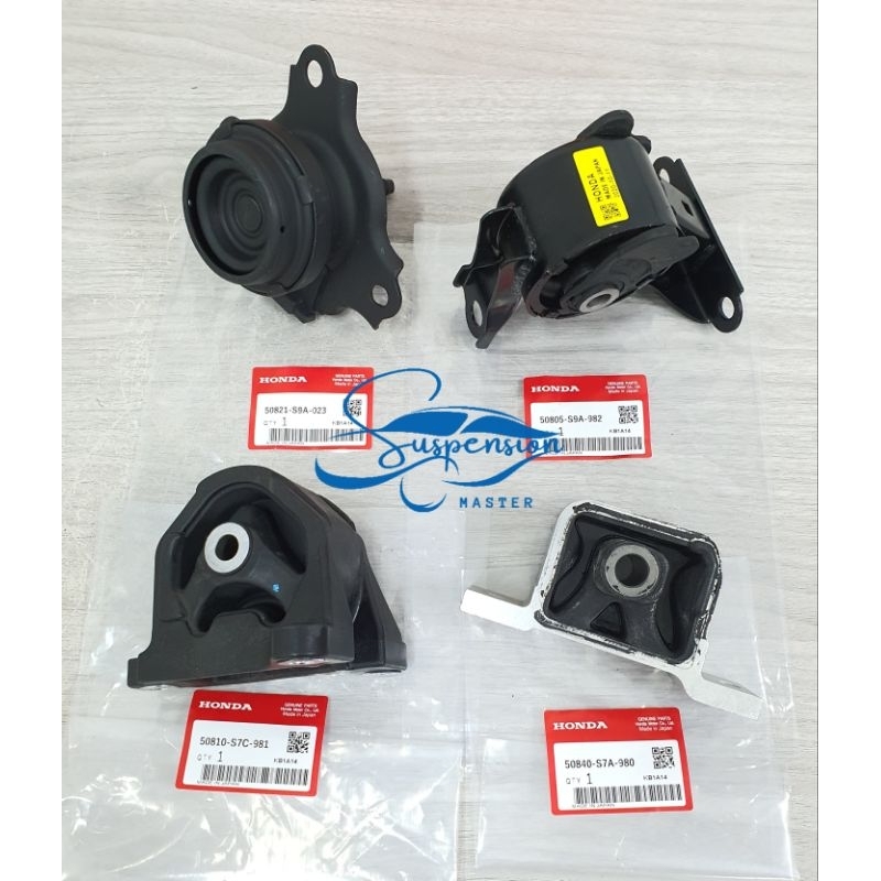 4 IN 1 SET - ENGINE MOUNTING KIT - HONDA STREAM S7A 2.0 L K20A I-VTEC ...
