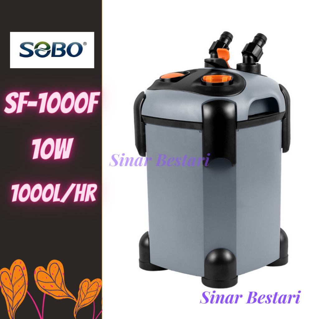 Sobo External Canister Filter UV SF-650F,SF-850F, SF-1000F ,SF-1200F ...