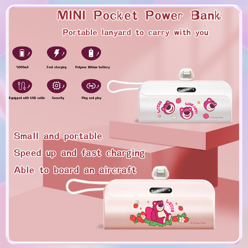 disney Mini powerbank Mini fast charge capsule power bank | Shopee Malaysia