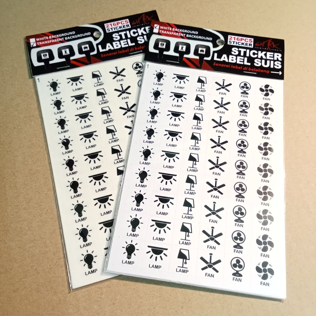 Sticker Label Suis Elektrik | Shopee Malaysia