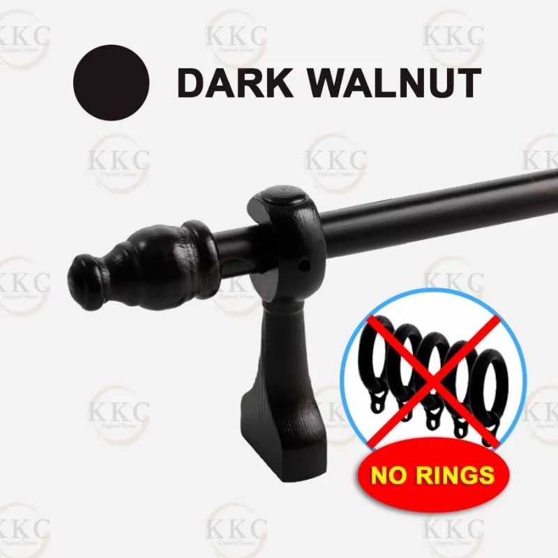 KAYU LANGSIR/curtain rod/Solid Wood/28MM Diameter | Shopee Malaysia