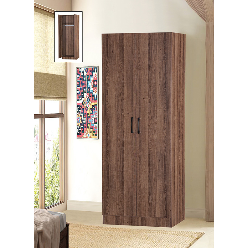 [With2Locks][180cm x80cm] CozyNetz 2 Door Wardrobe With Locks And ...