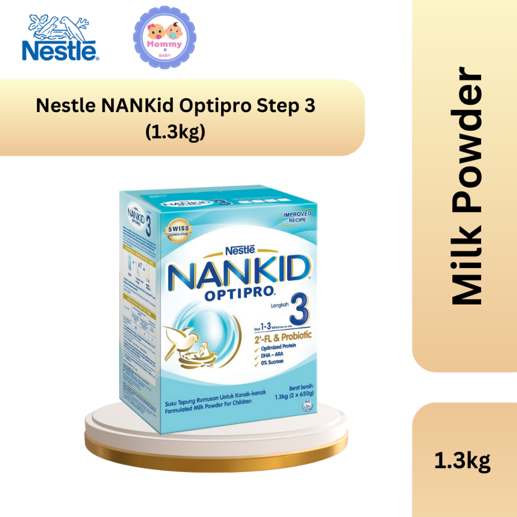 Nestle NANKid Optipro Step 3 (1.3kg) | Shopee Malaysia
