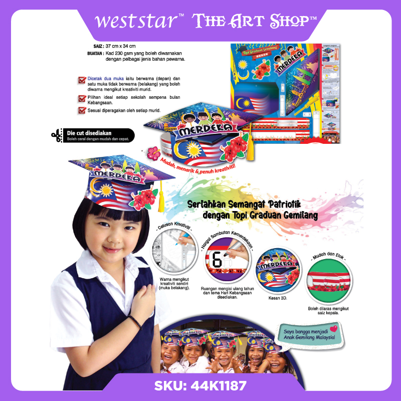 [Weststar TAS] Merdeka Topeng Muka / Rampaian Mewarna / Top Graduan ...
