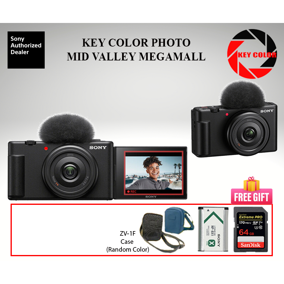 Sony ZV-1F ZV1F Vlogging Camera (Sony Malaysia Warranty) | Shopee Malaysia