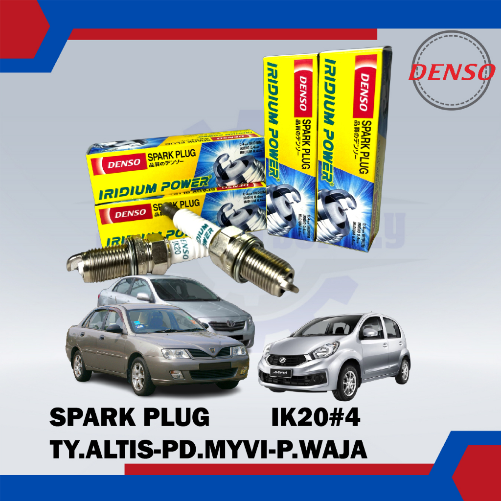 Iridium Spark Plug - Toyota Altis, Vios, Perodua Myvi, Proton Waja ...