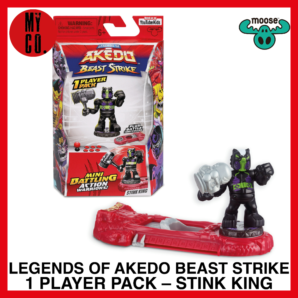 LEGENDS OF AKEDO BEAST STRIKE 1 PLAYER PACK PLUS BATTLE CONTROLLER ...