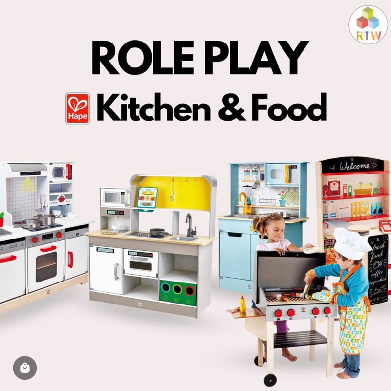 Kitchen Wooden Hape with Light and Sound | Shopee Malaysia