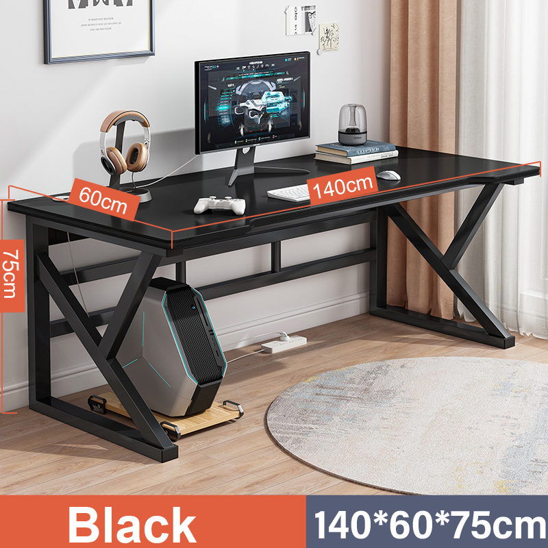 LI|160CM Gaming Table meja belajar Computer Table Office desk Carbon ...