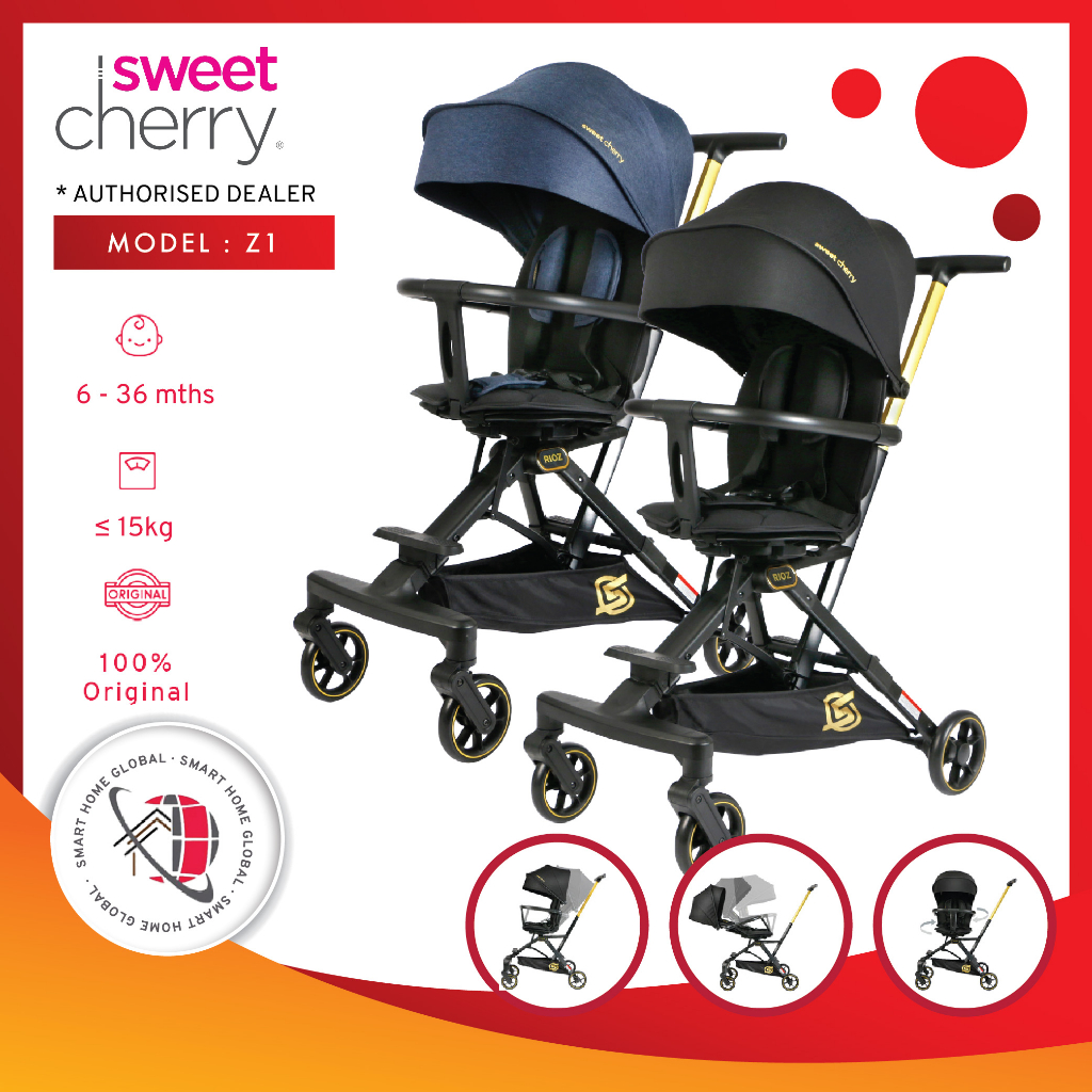 Sweet Cherry Z1 Rioz Magic Stroller | Shopee Malaysia