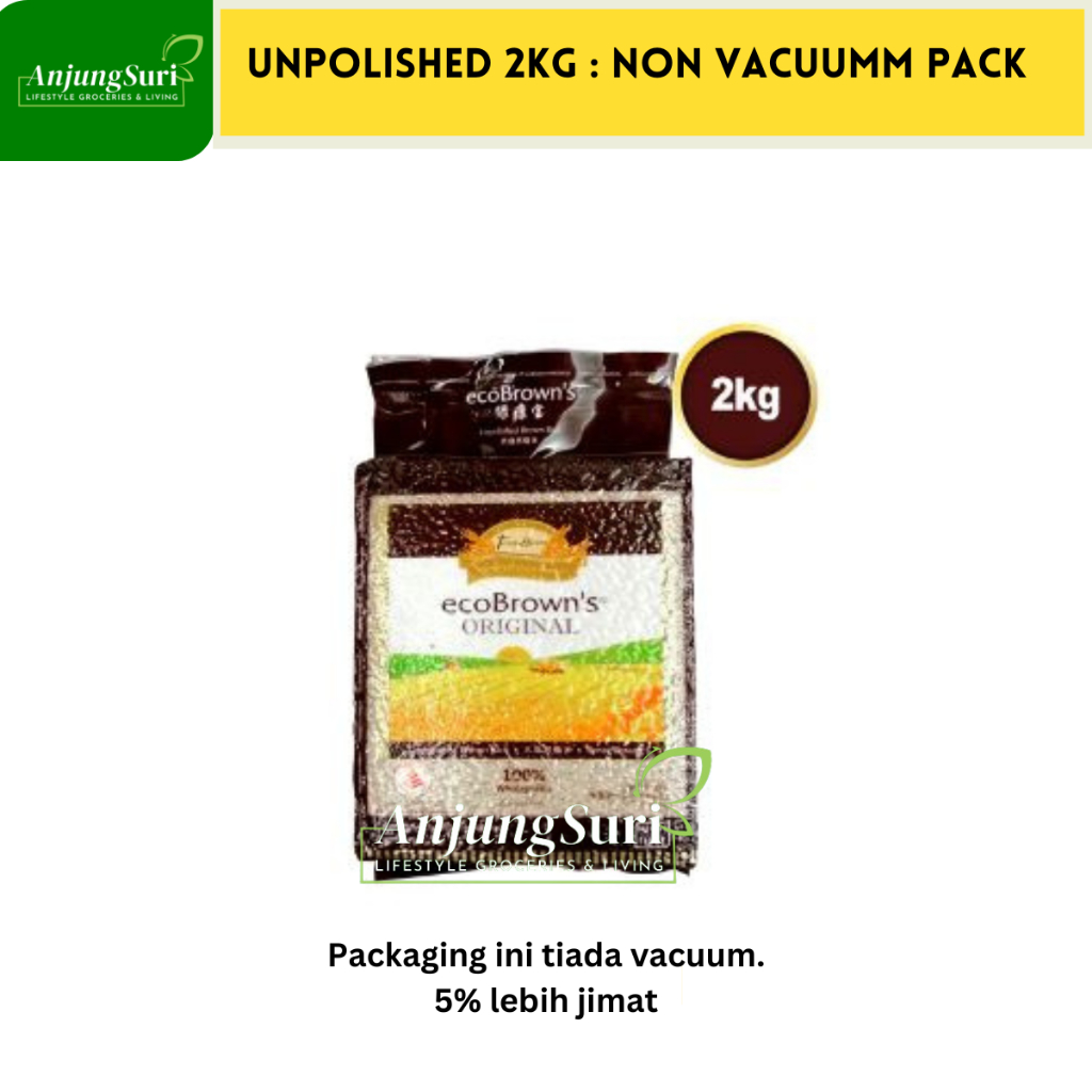 Eco Brown Rice Original Steam Multigrain Vacuum Pack Gluten Free Zero ...