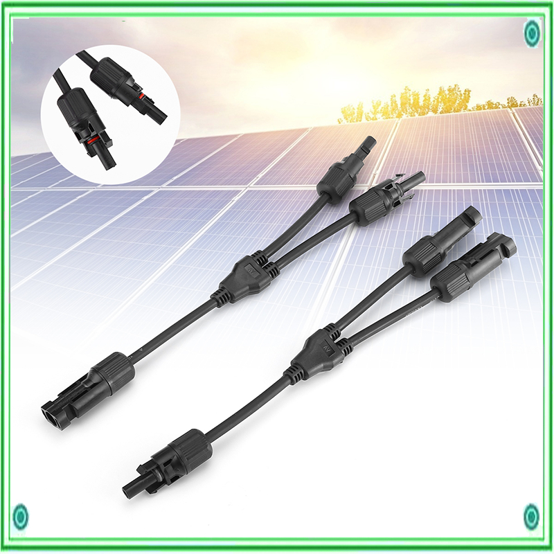 Solar Panel Cable connector 3 in 1 out PV Wire Splitter Adapter MC4 Y Branch For Solar System ...