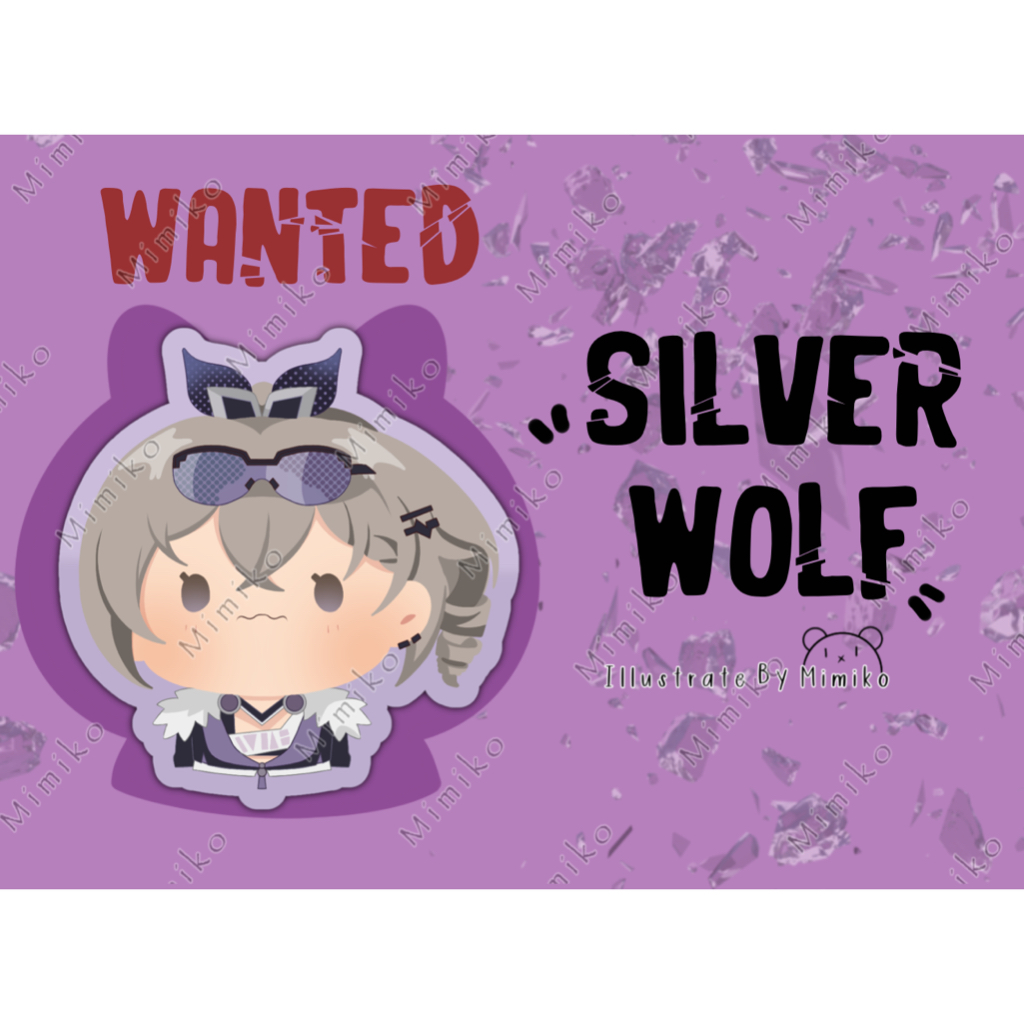 Honkai Star Rail Sticker Kafka Stelle Silver Wolf Blade Die Cut Sticker ...