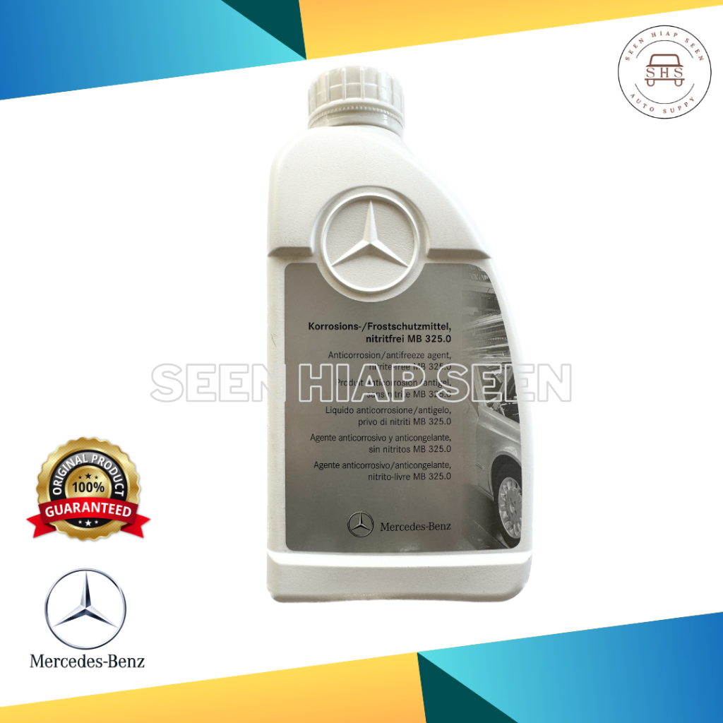Mercedes-Benz Coolant Anticorrosion/antifreeze agent MB 325.0 1 Litre ...