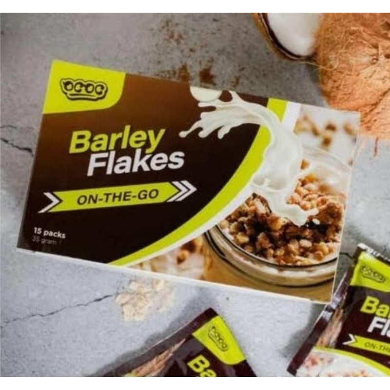 OCOC Barley Flakes On The Go Ococ Dr Rizal 15 sachet Kepingan Barli ...