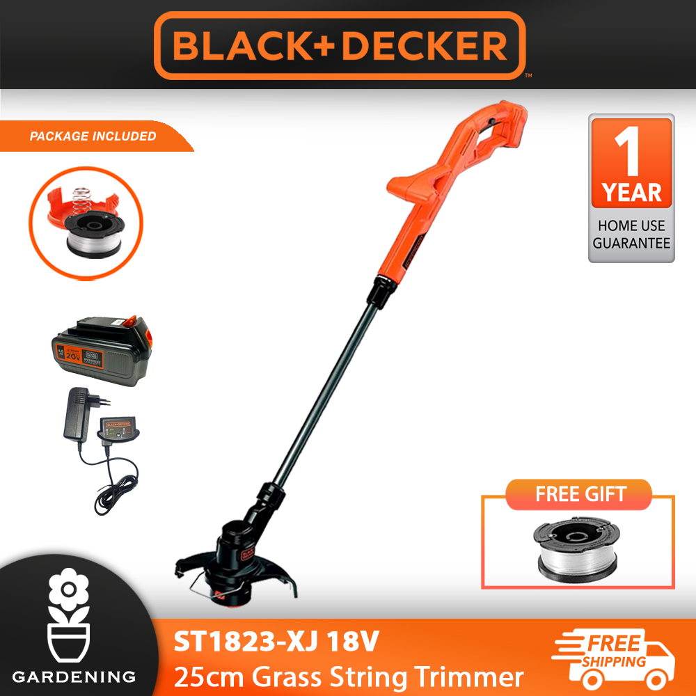 BLACK+DECKER ST1823-XJ 18V Cordless 25 cm Grass String Trimmer (Bare ...