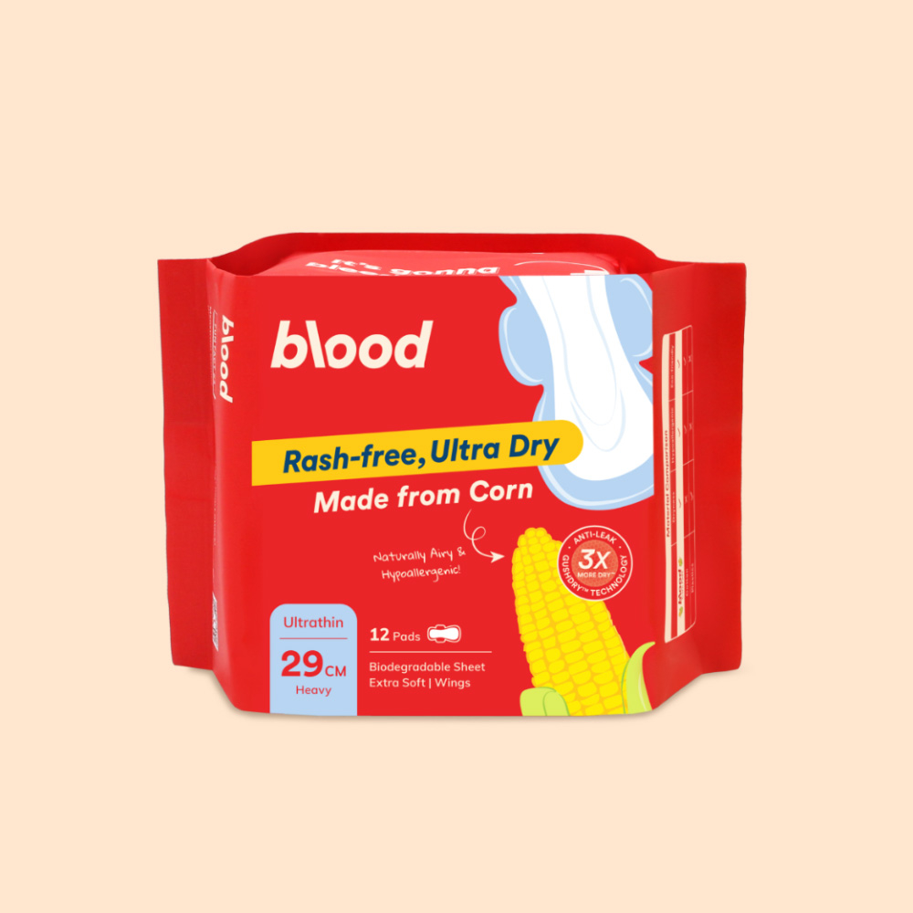 Blood Sanitary Pads 卫生棉 Made With 100% Corn (25cm | 29cm | 33cm | 41cm ...