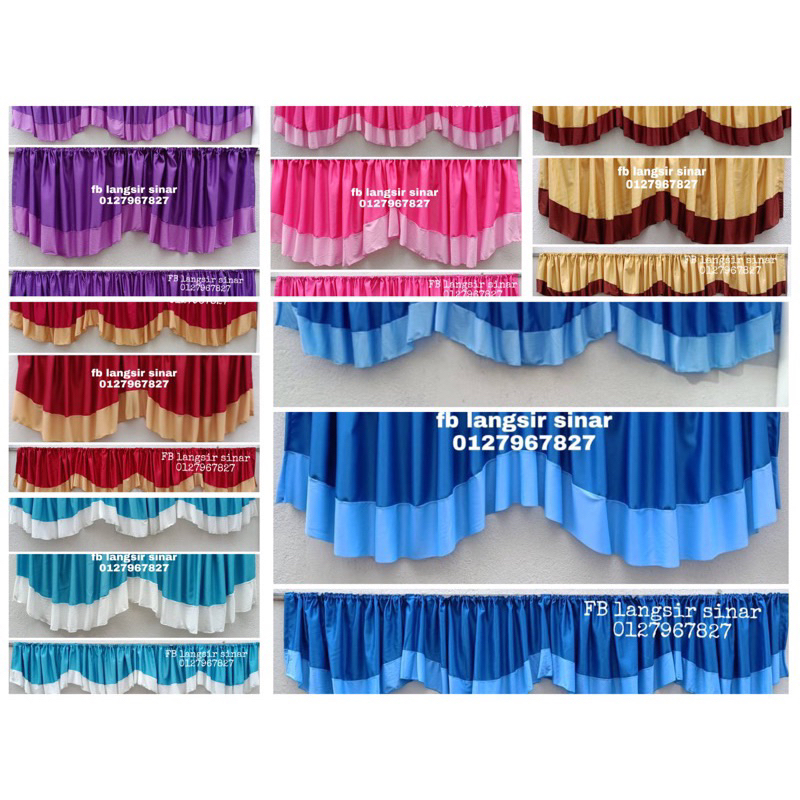 Langsir Kelas Rumah Bilik Jenis Hook | Shopee Malaysia