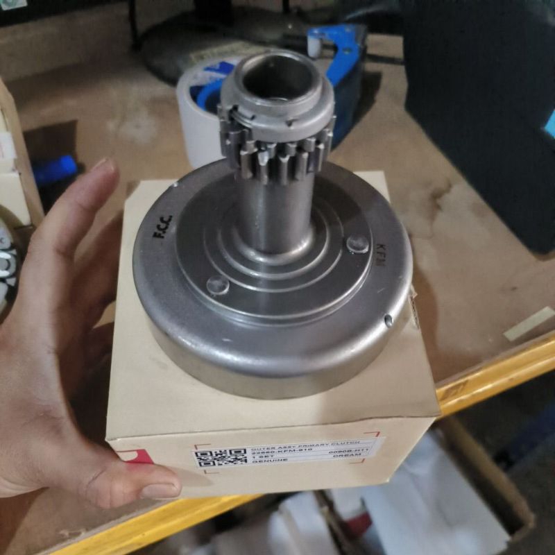 HONDA EX5 DREAM / W100 - 100% Original FCC Auto Clutch Housing Complete ...