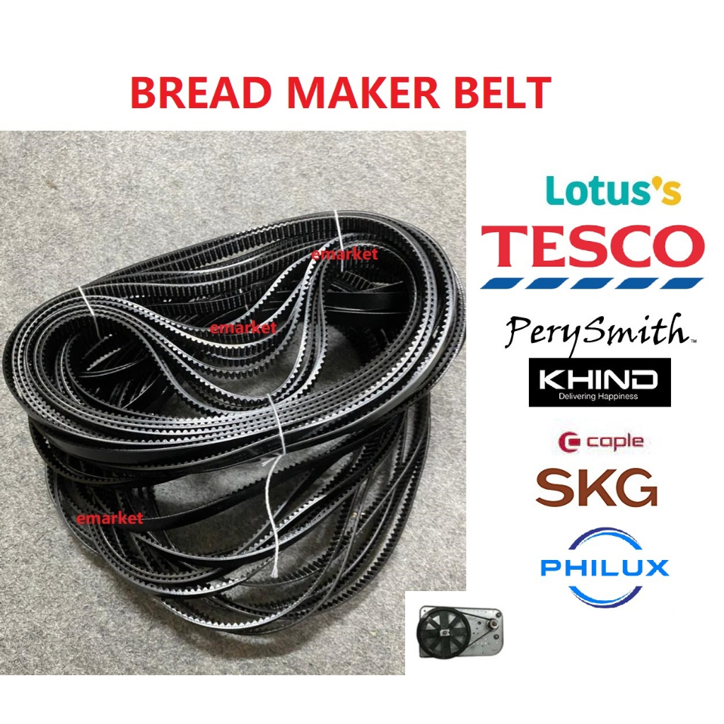 Tesco Lotus Russell Taylors Khind Trio Bread Maker Belt Replacement ...