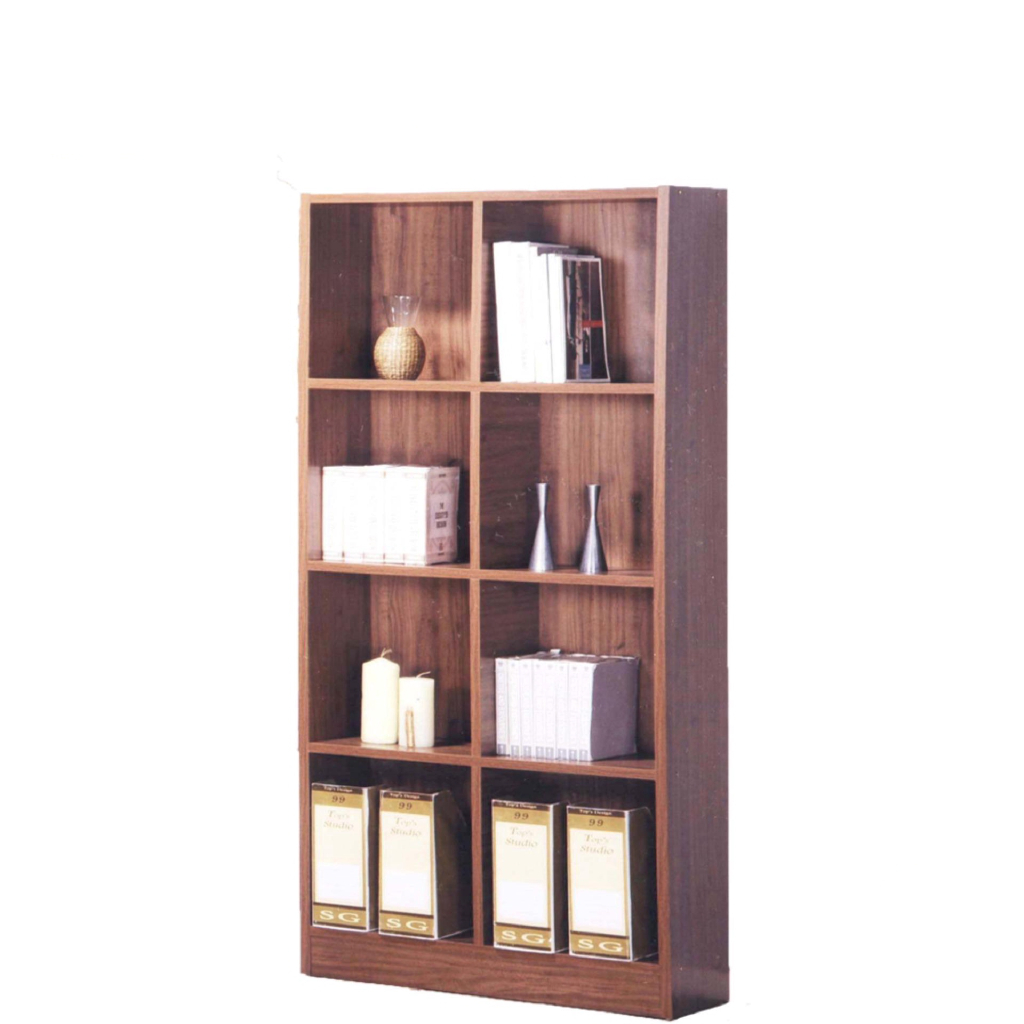 SUZO 8 Compartment File Cabinet Book Rack Bookshelf Display Cabinet ...