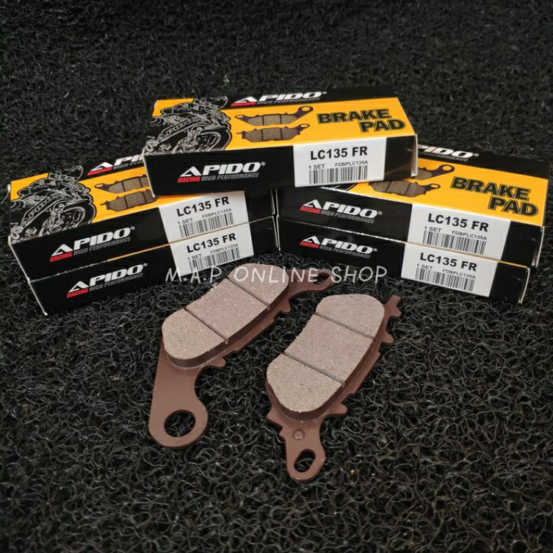Yamaha LC135 V1 FZ150 Srl115 FI Ego LC Y16 R15 Front Disc Brake Pad 100 ...