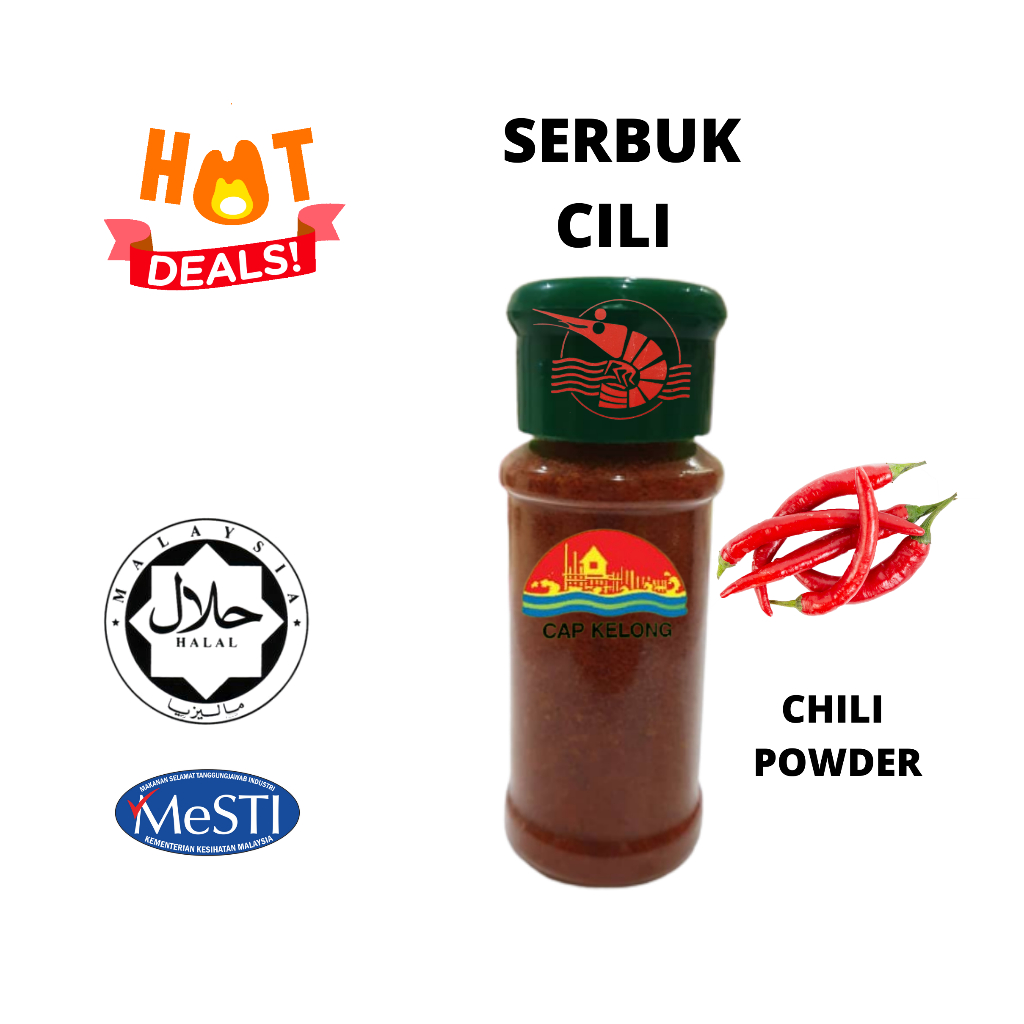 SERBUK CILI HALAL SERBUK CILI 100% SEGAR SERBUK CILI PEDAS GILERRR ...