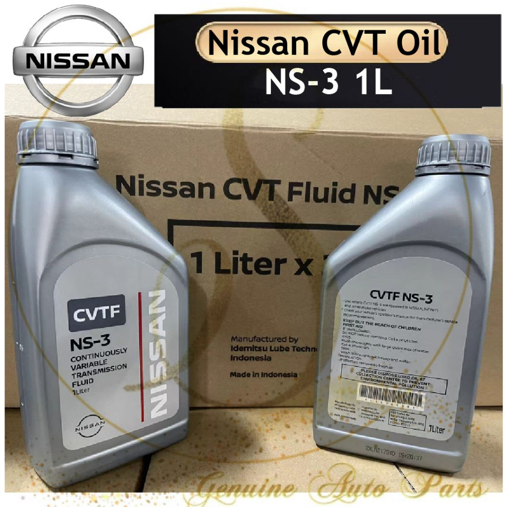 (100% ORIGINAL) Nissan CVTF CVT NS3 NS-3 4L KLE5300001 Auto Transmission Fluid X-Trail Teana ...