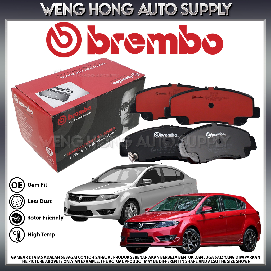 Proton Preve , Suprima S Front / Rear Brembo Brake Pad | Brake Disc ...