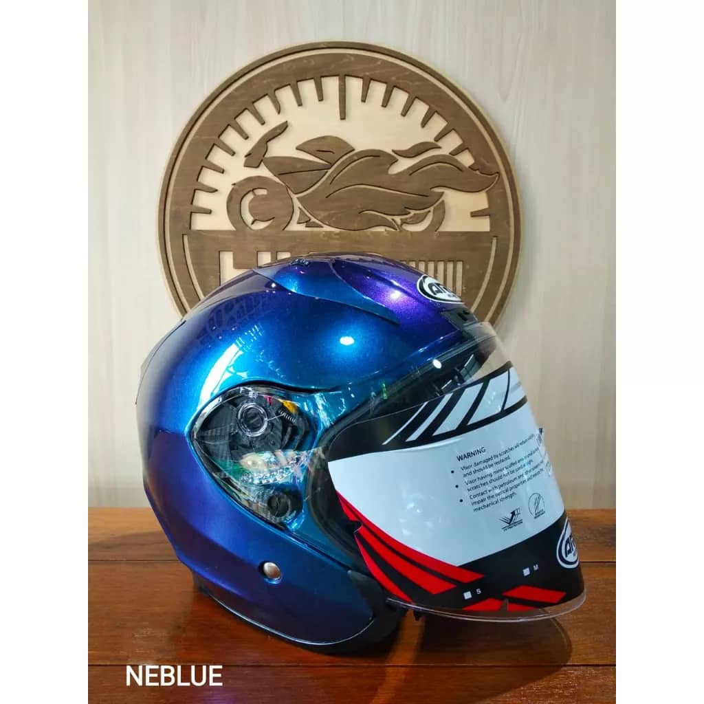 100% ORI+SIRIM} ARC HELMET XR DESIGN KOI IKAN / LAGUNA / NEBLUE Y16 ...