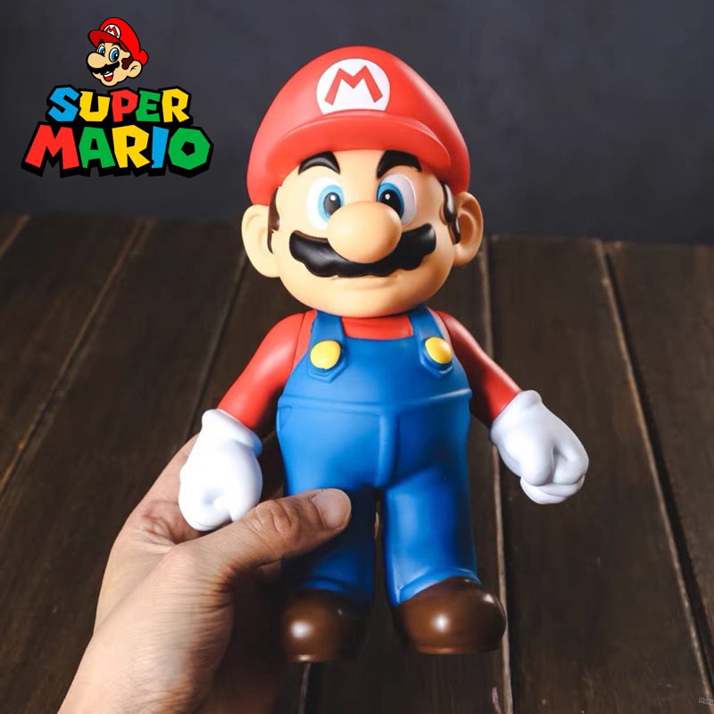 BIG Super Mario Action Figure Toys 22cm - Durable and Tough - Mainan ...
