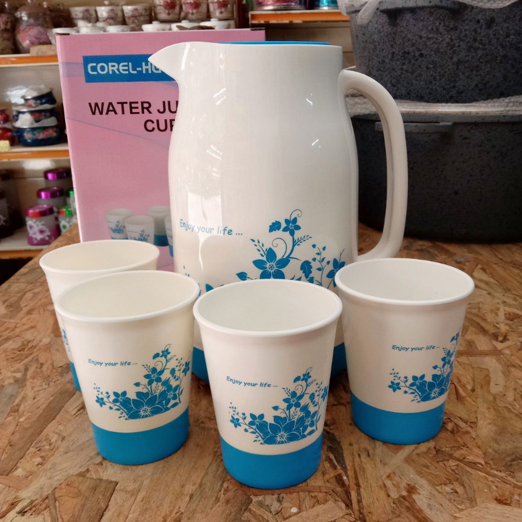 5PCS JUG AIR PLASTIK ( CORAK BARU ) | Shopee Malaysia