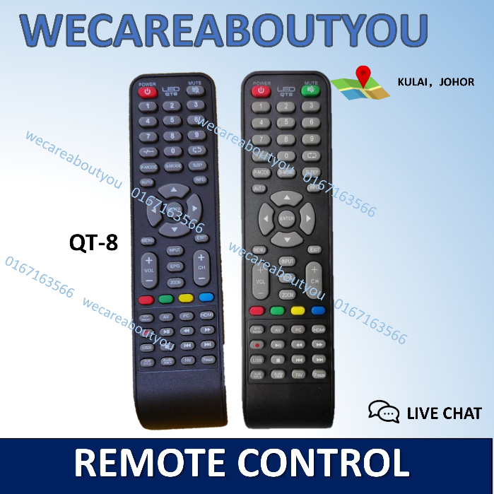 Original Dawa (QT-8) Smart TV Remote Control | Shopee Malaysia