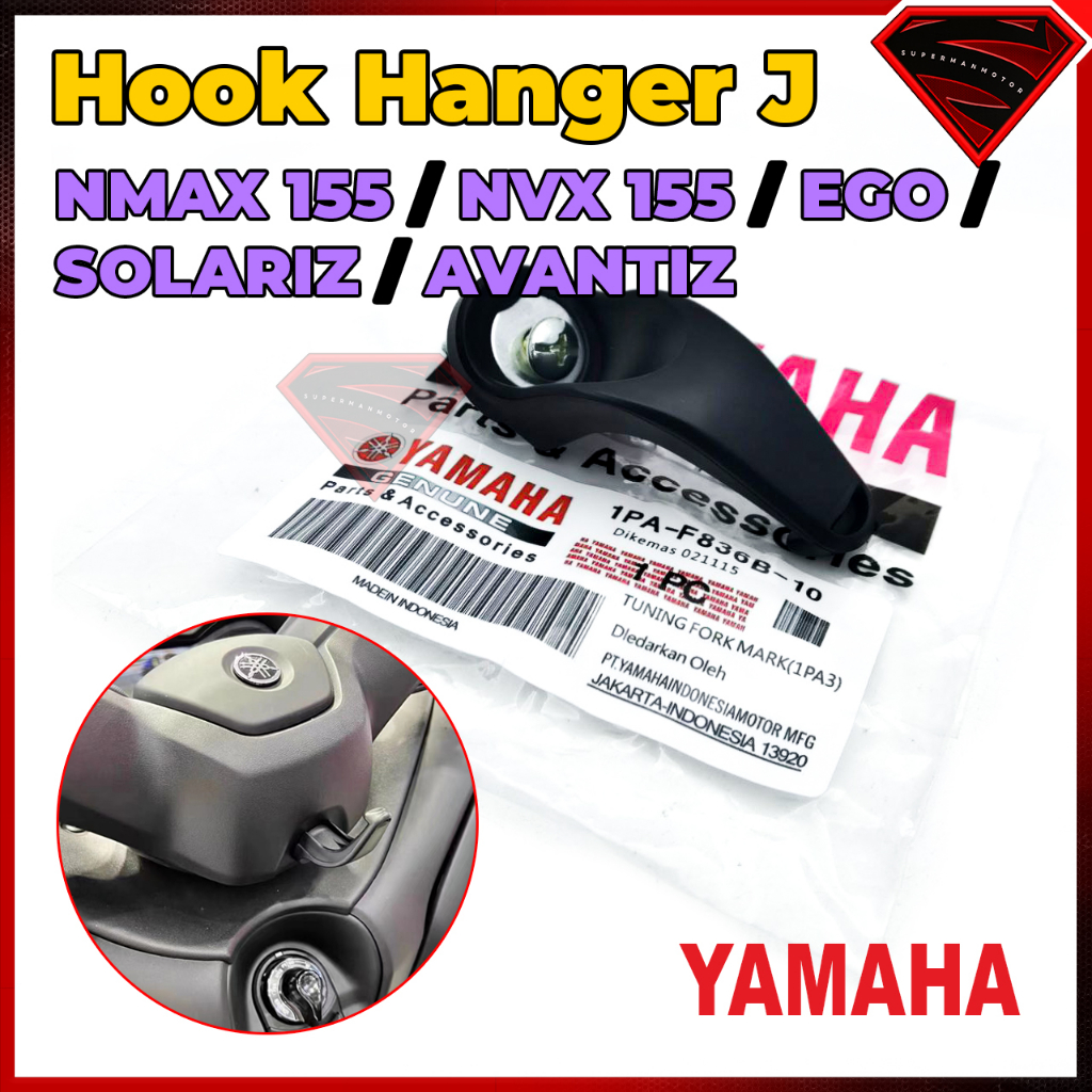 SCOOTER HOOK J HANGER MOTOR GANTUNGAN BARANG SCOOTER TENGAH DAN SISI ...