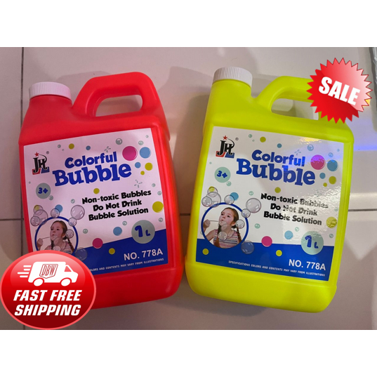 Bubble Refill Liquid Bubble Solution 500/1000ml Air Sabun Bubble Stick ...