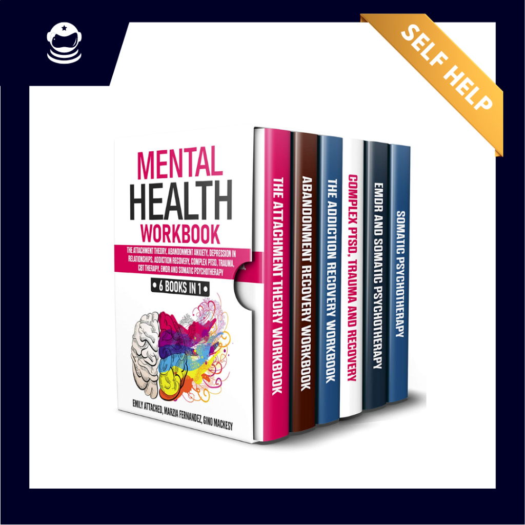 Mental Health Workbook: 6 Books in 1 by Emily Attached | Self Help ...
