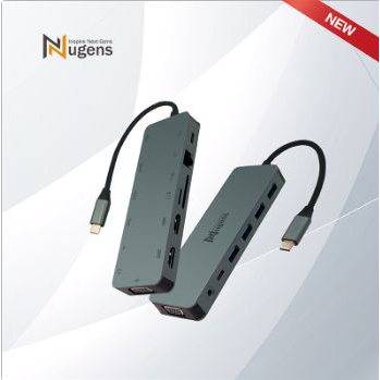Nugens 13-in-1 USB-C High Speed Data Transfer & Charging Multimedia Hub | Shopee Malaysia