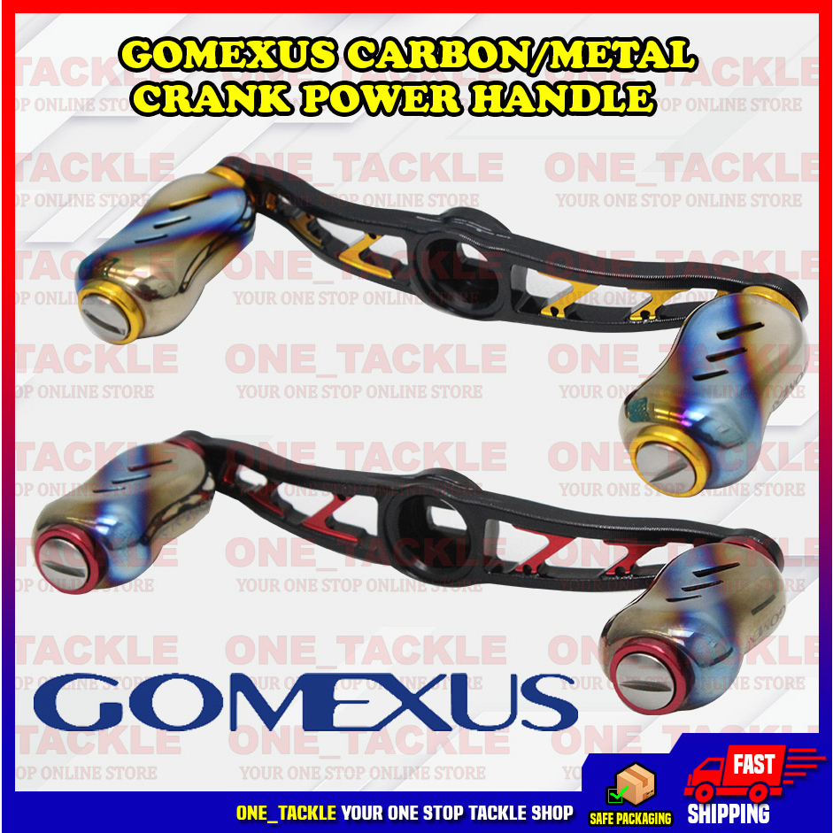 Gomexus carbon/metal crank power handle 100mm for shimano 7x4mm WANA ...