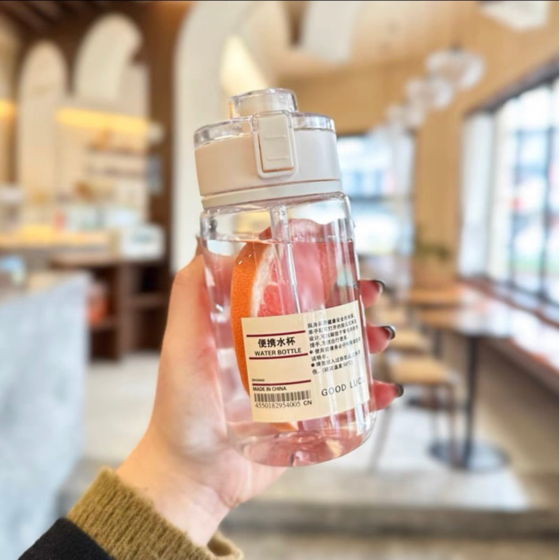 MUJI Japanese Style Simple Water Bottle With Tea Filter 350/550/800ml/No Tea Filter (Got Straw ...