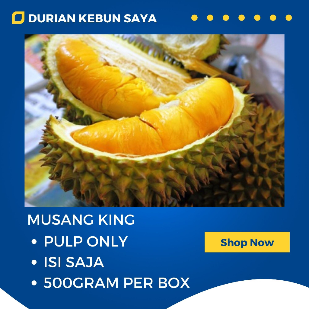 500g Durian Musang King/D2/Kahwin/Kamping isi sahaja/ pulp only ...