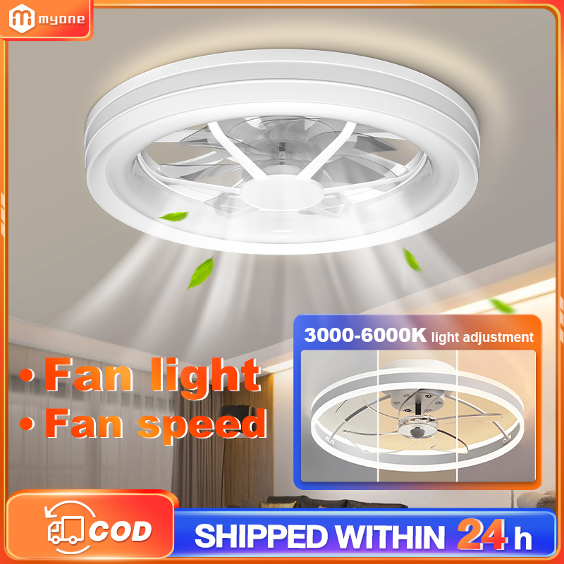 Ceiling Fan with Light 66W fan light ceiling fan light invisible fan ...