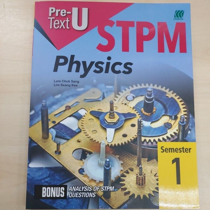 [STPM Text/Textbook] Sasbadi Pre-U Text - STPM Physics (Semester 1 ...