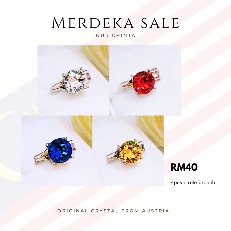 set merdeka brooch original | Shopee Malaysia