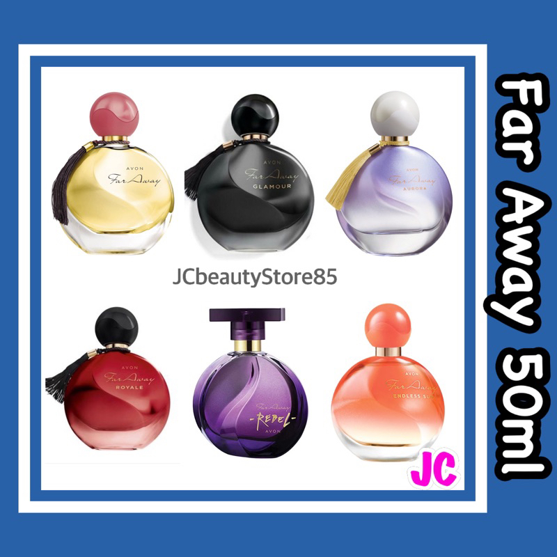 AVON FAR AWAY EDP SPRAY 50ML ( CLASSIC / GLAMOUR / BENYOND ) | Shopee ...