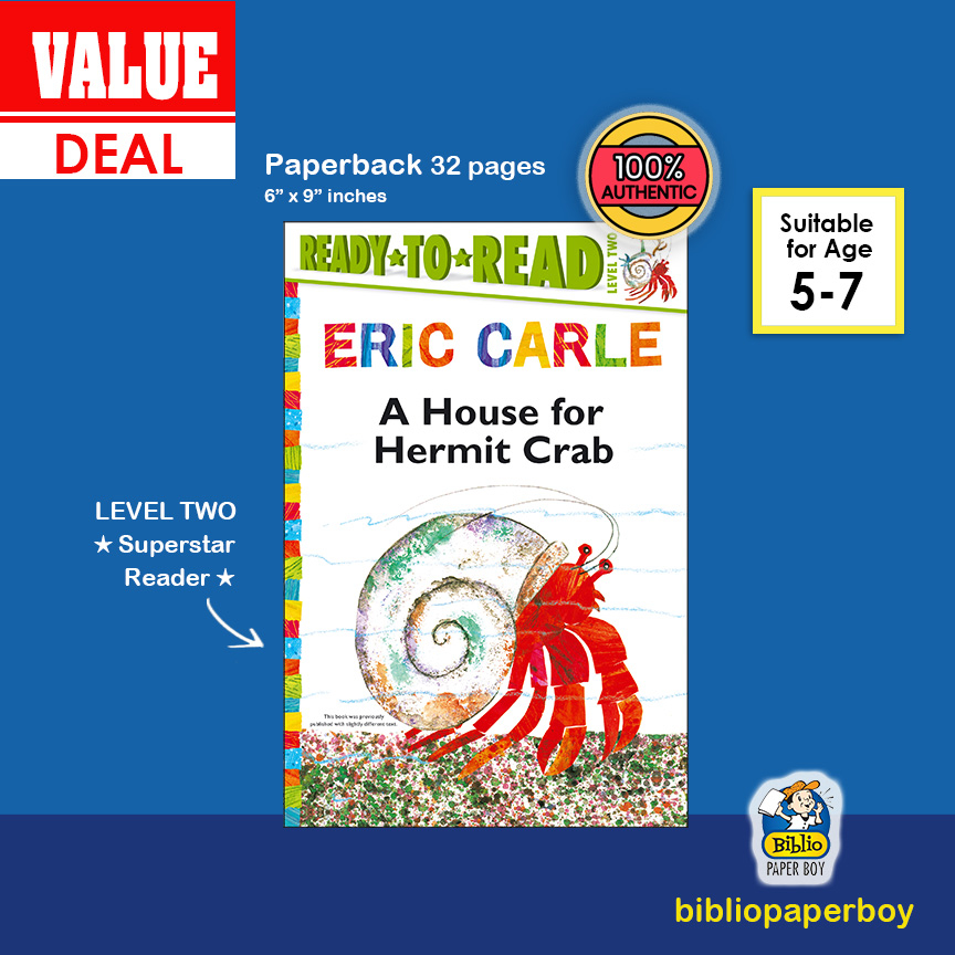 (Ready to Read Level Two) Eric Carle A House for Hermit Crab | Shopee ...