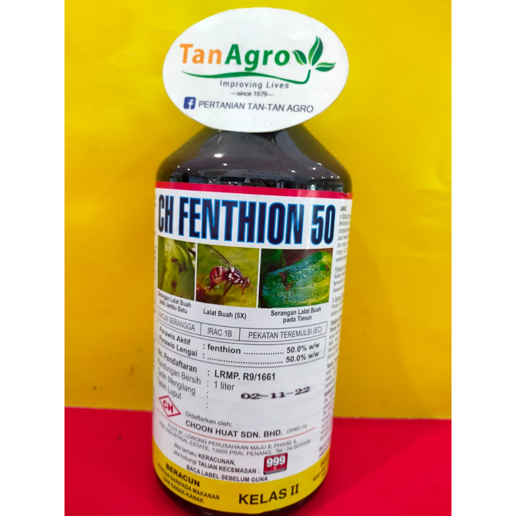 👉🏻ORIGINAL👈🏻 Insecticide CH FenThion 50 (A.i: Fenthion 50.0%) 1L ...