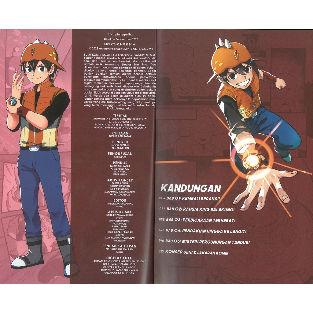 [Komik Eksklusif] BoBoiBoy Galaxy Season 2 Jilid 1-6 Kompilasi Berwarna ...