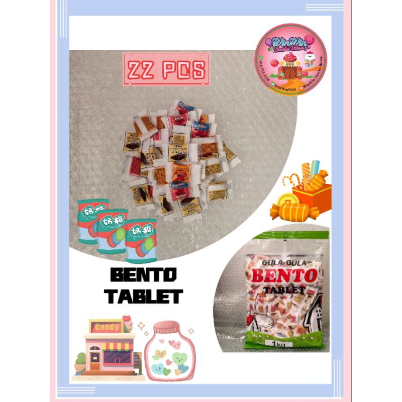 BENTO TABLET ‖ MILK CANDY ‖ 牛奶糖 | Shopee Malaysia