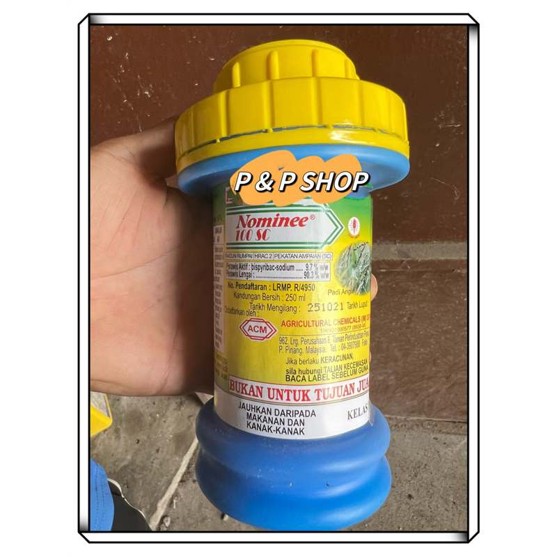 Nominee 100 SC 250ml /limit store/Racun Colok Cina dalam padi | Shopee Malaysia